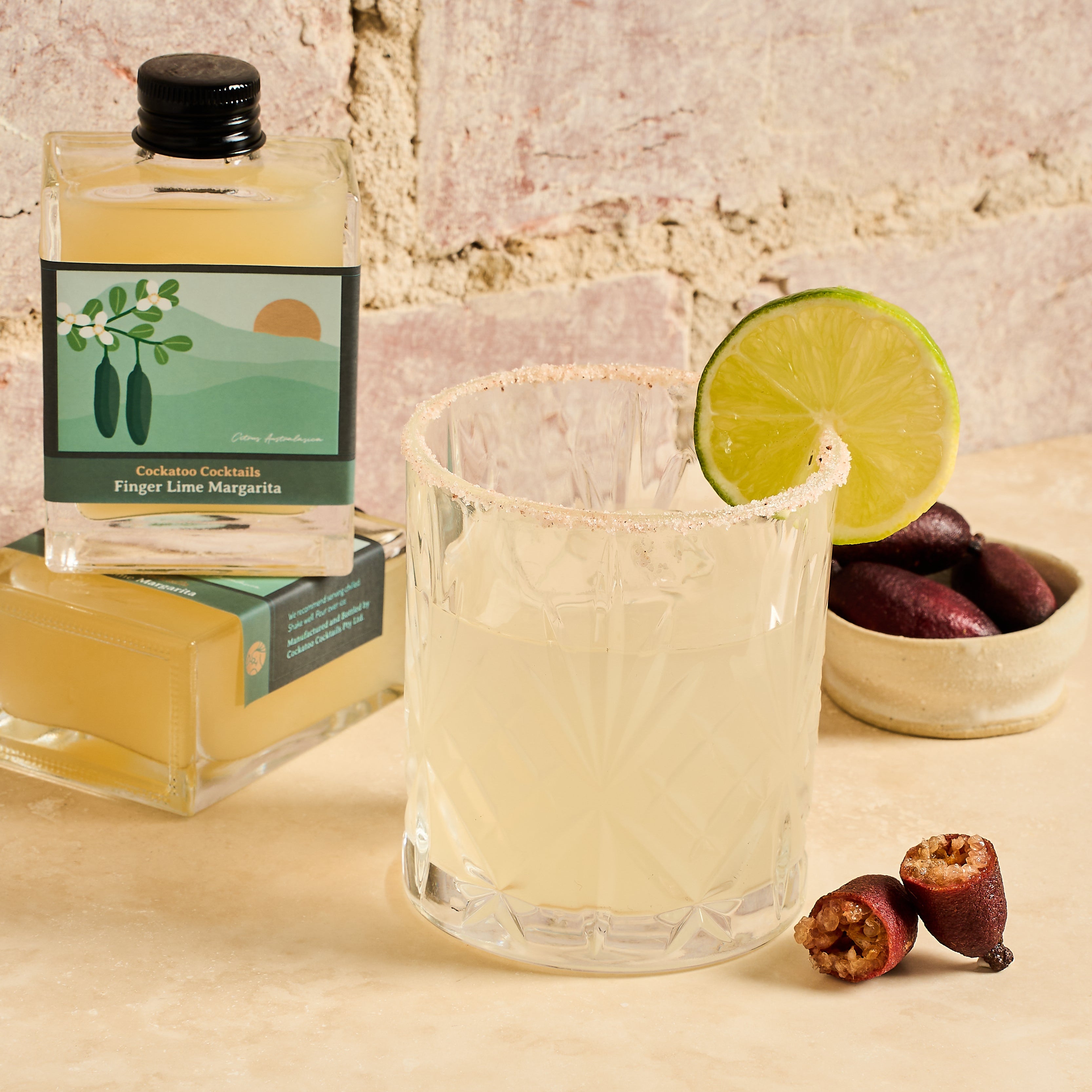 Buy Finger Lime Margarita Cocktail 100ml Online – Cockatoo Cocktails